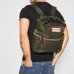Hunter | Bags | Hunter Original Top Clip Backpack Dark Olive Ubb67acd ...